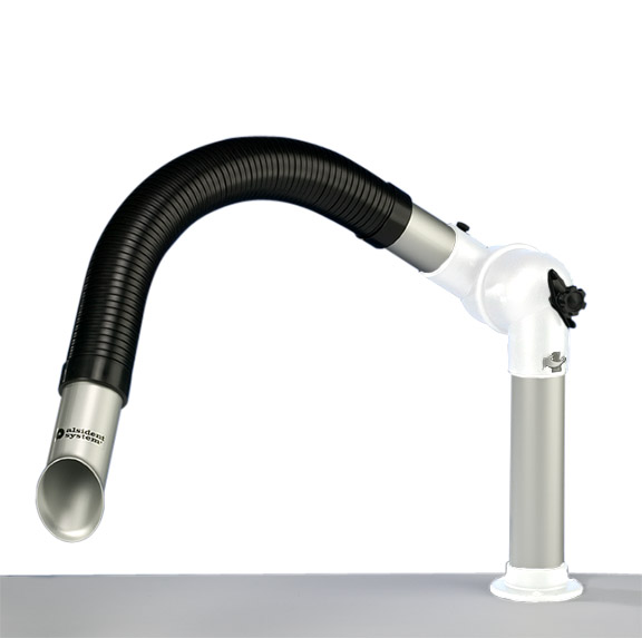 ALSIDENT Suction arm, 50 mm, flexible - Mounting type, joints colour ...