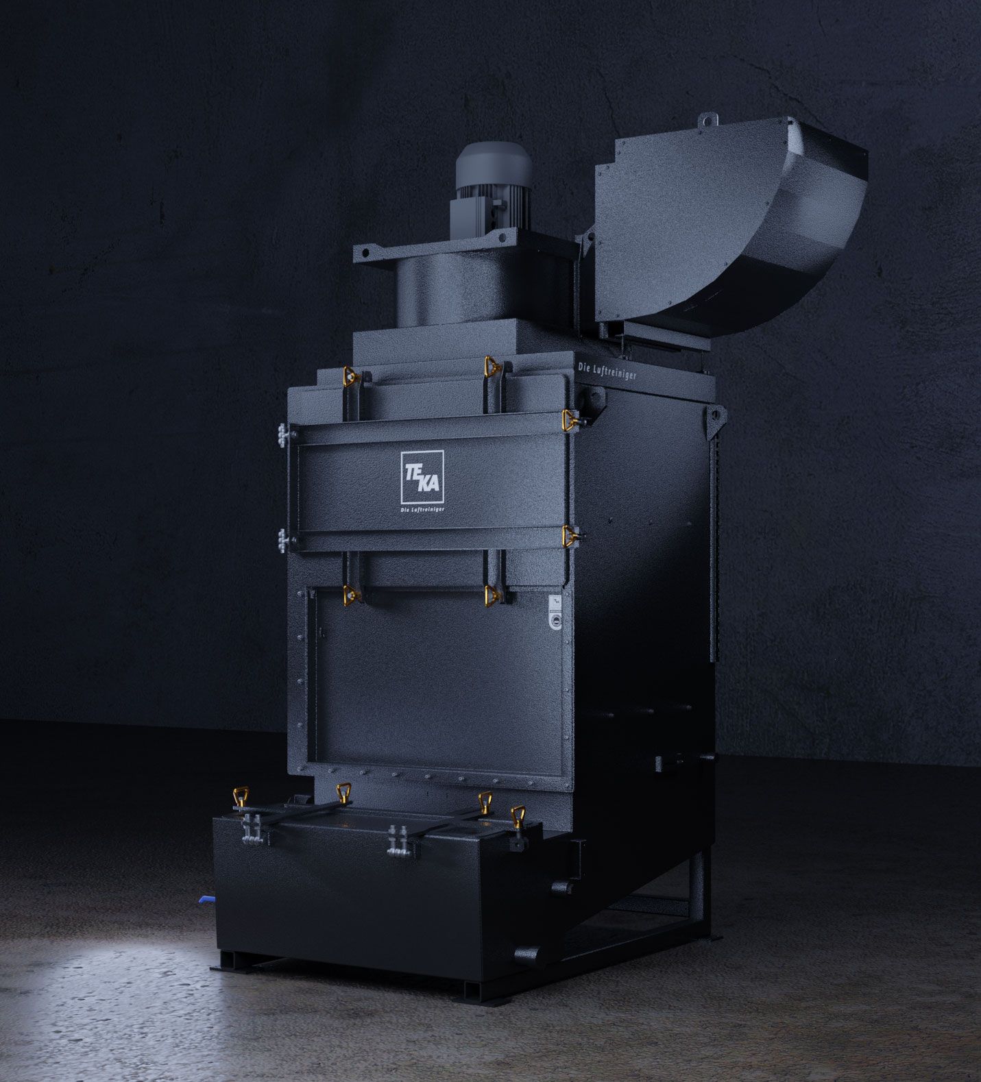 Wet cyclone separator - Version: for aluminium dust | Max. volumetric ...