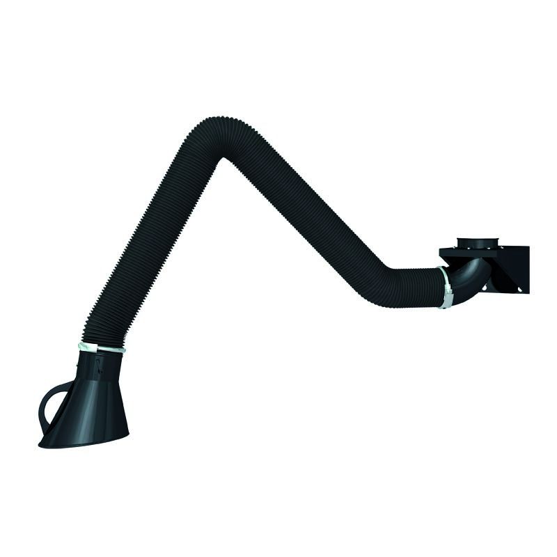 Suction arm, 2m, diam.150mm - Dimension (mm): length/nominal diameter ...